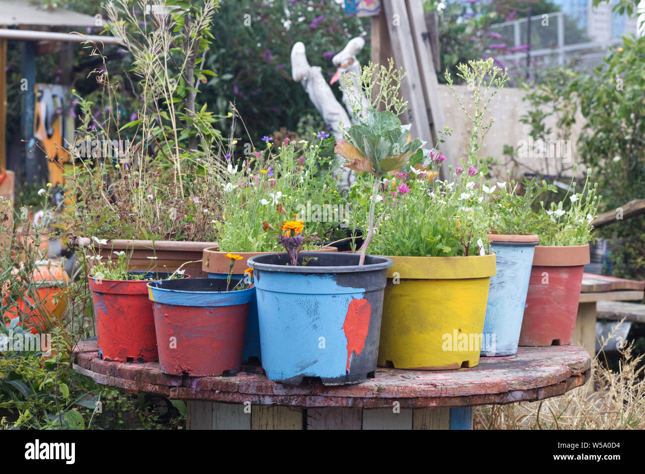 Nomadic Community Gardens London Stock Photo - Alamy