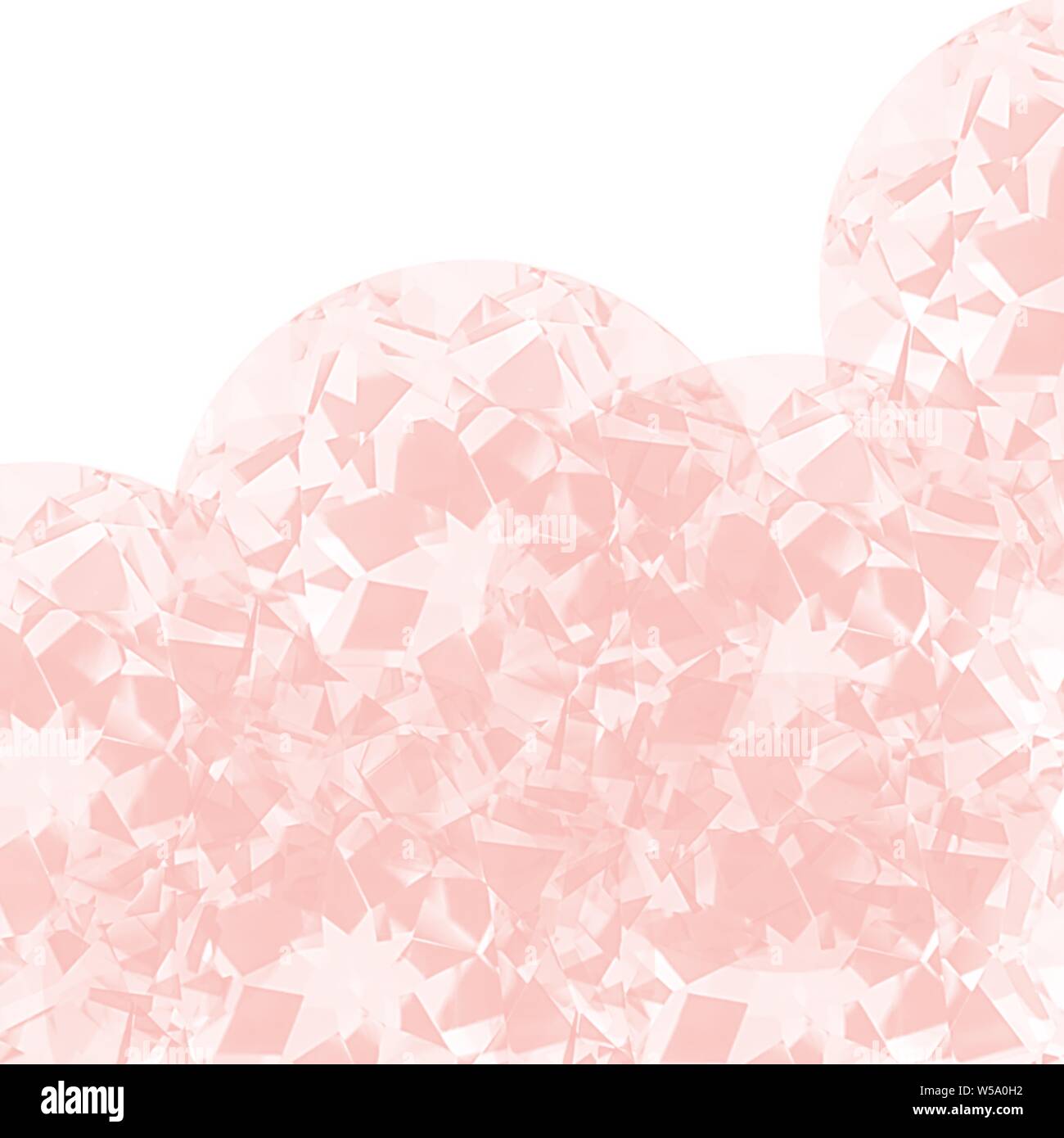 red hand drawn circle diamond jewel background pattern with white upper ...