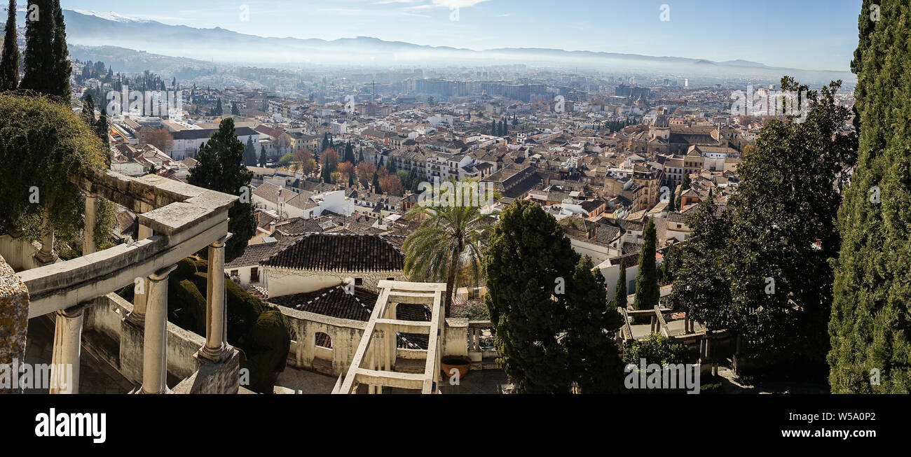 Granada panorama hi-res stock photography and images - Alamy