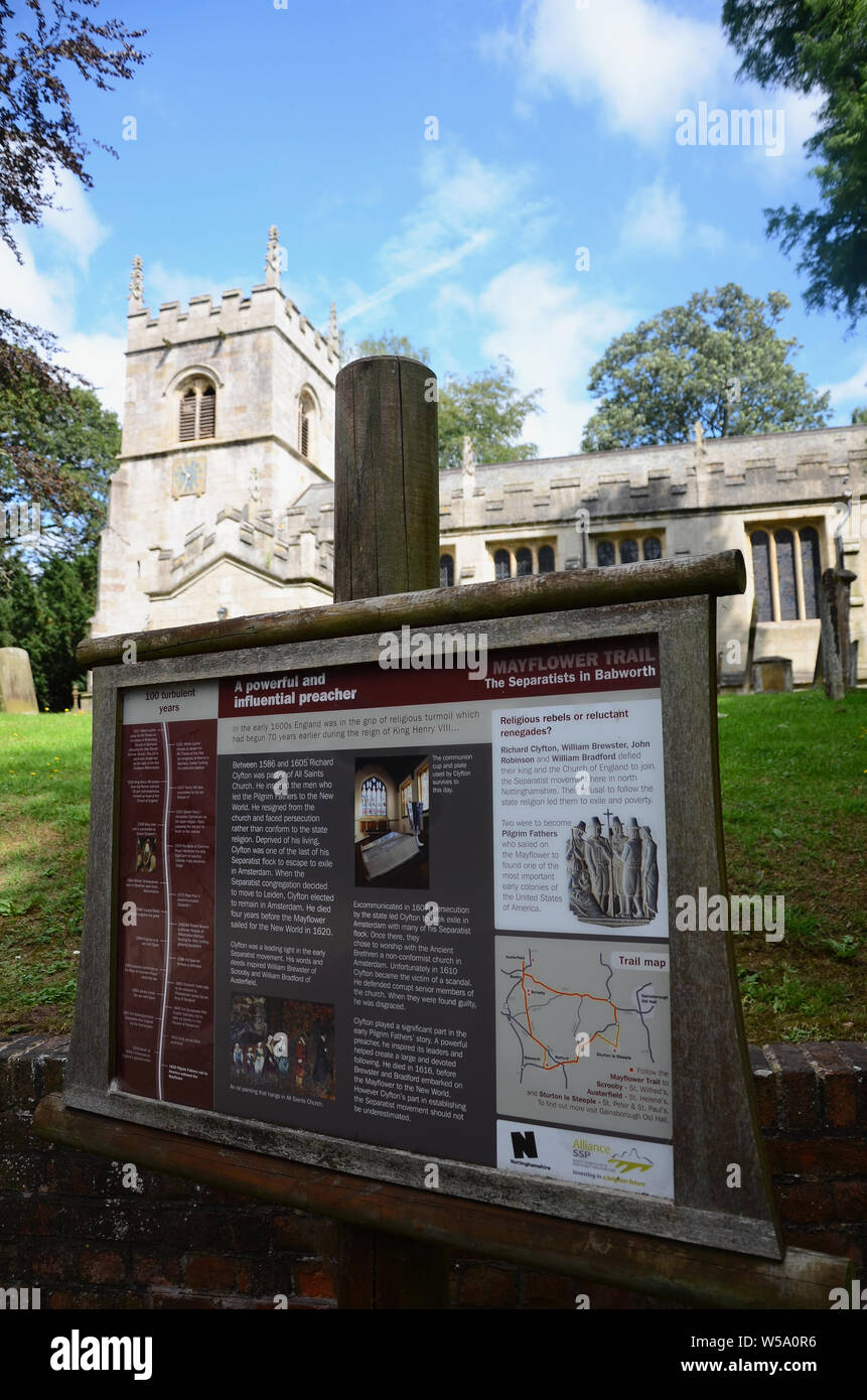 All Saints' Church, Babworth, Nottinghamshire, England, UK. Rev ...