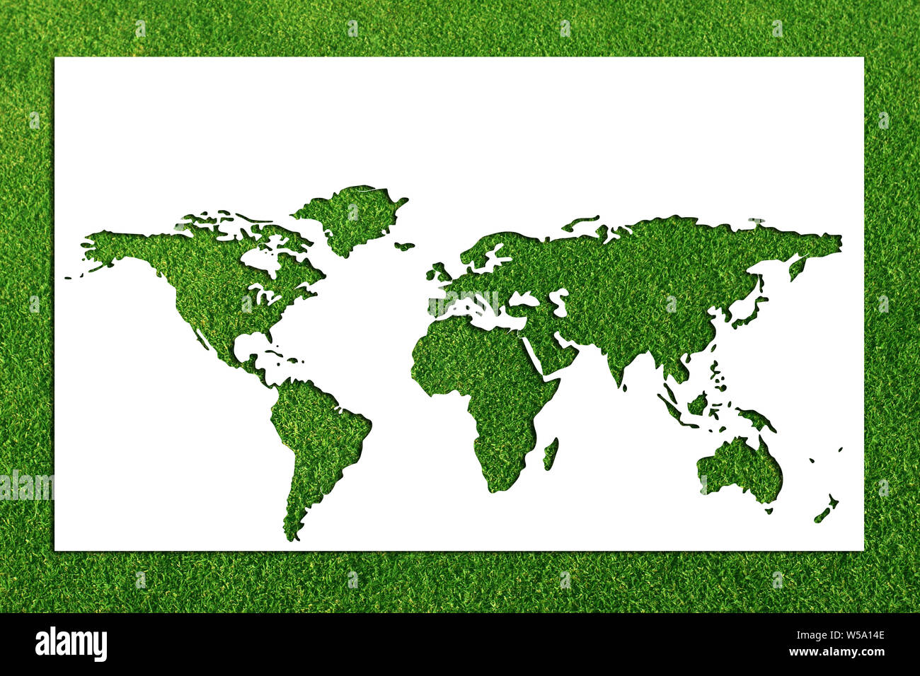 World map physical map hi-res stock photography and images - Alamy