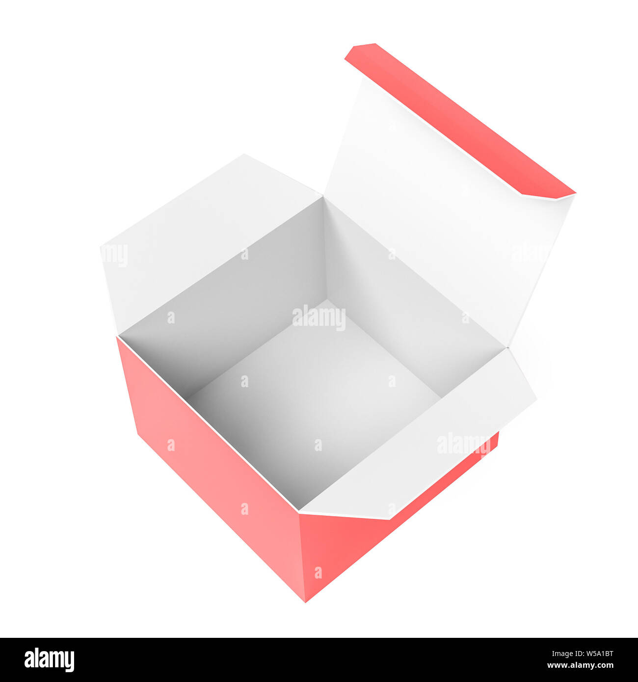 Render red shipping container open hi-res stock photography and images ...