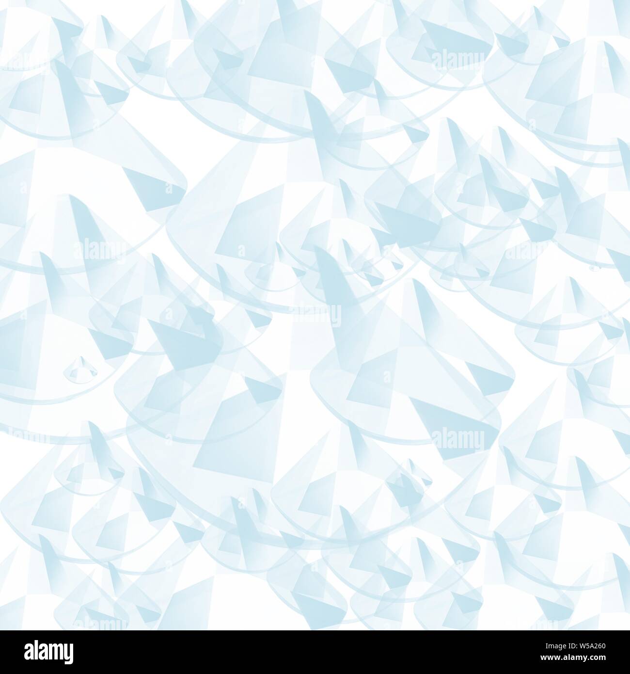light blue hand drawn semi circle triangle shards background pattern ...