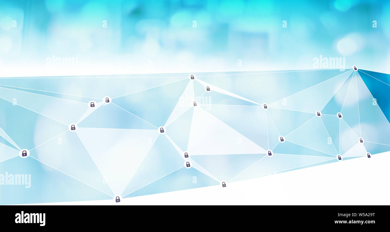 Creative digital art, cyber threats security concept Stock Photo - Alamy