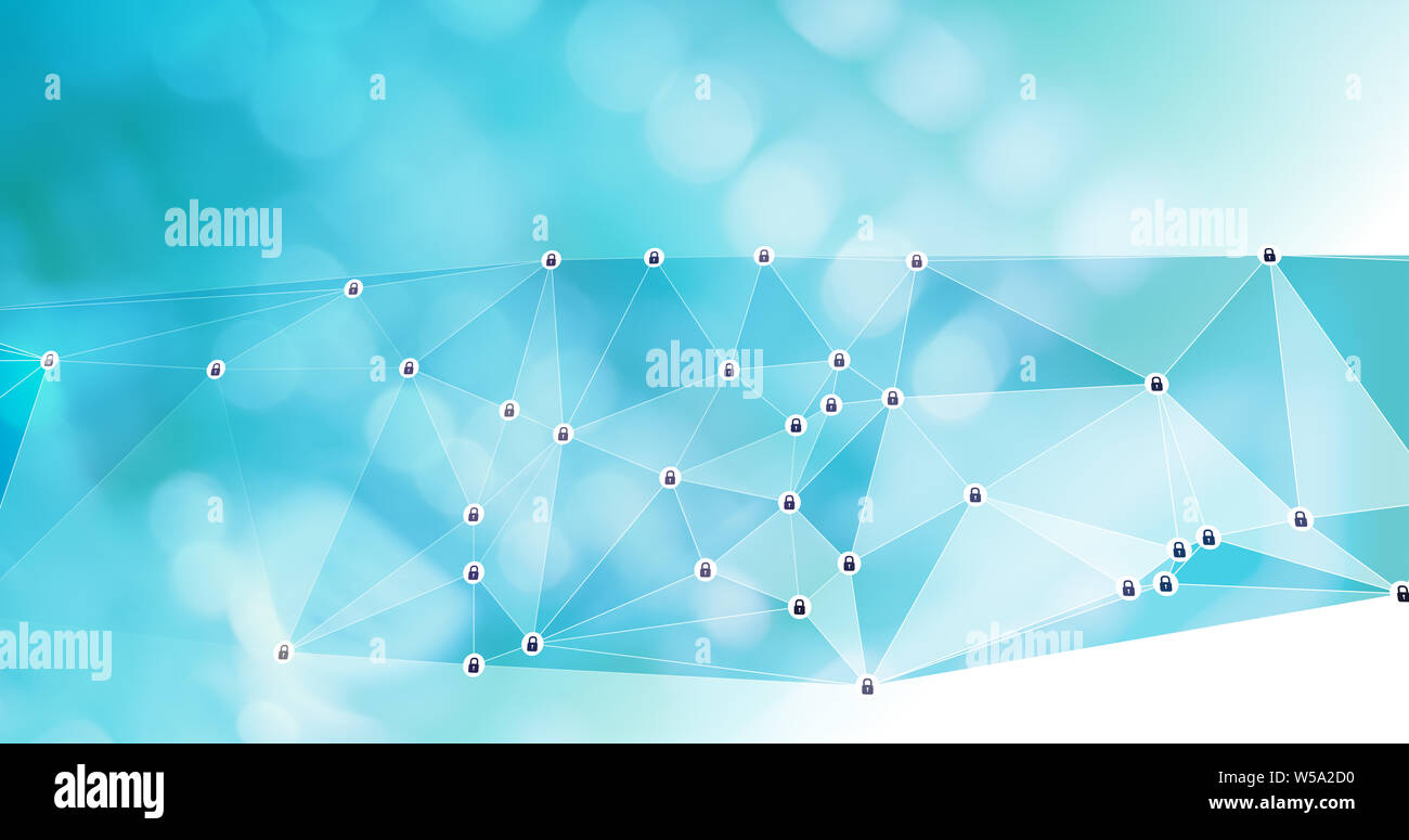 Connected graphic algorithm, sci fi concept Stock Photo - Alamy