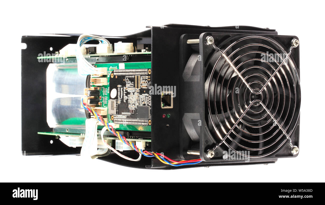 electronic device isolated on white background Stock Photo - Alamy