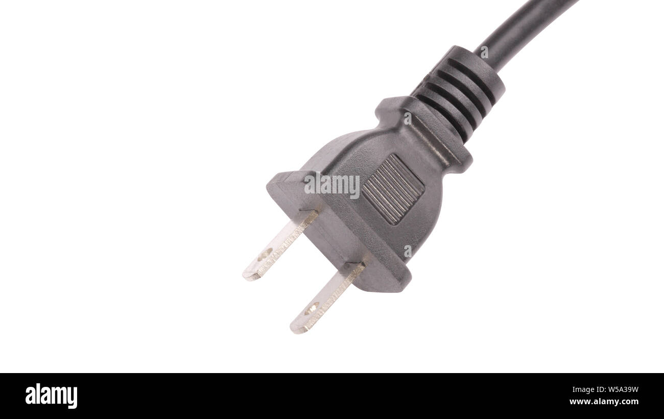 American Outlet Plug with Cord Isolated Stock Photo - Alamy