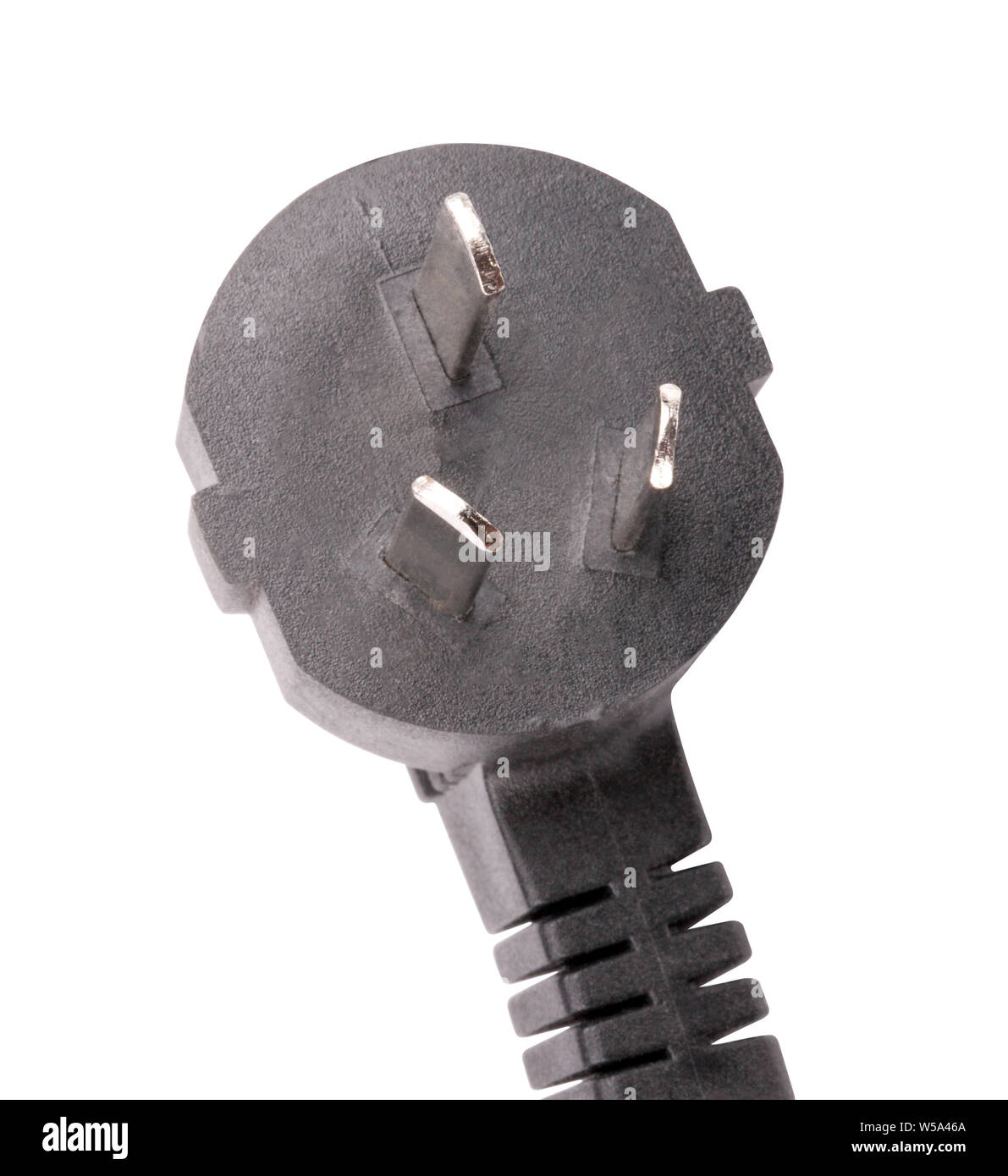 UK Outlet Plug with Cord Isolated Stock Photo - Alamy