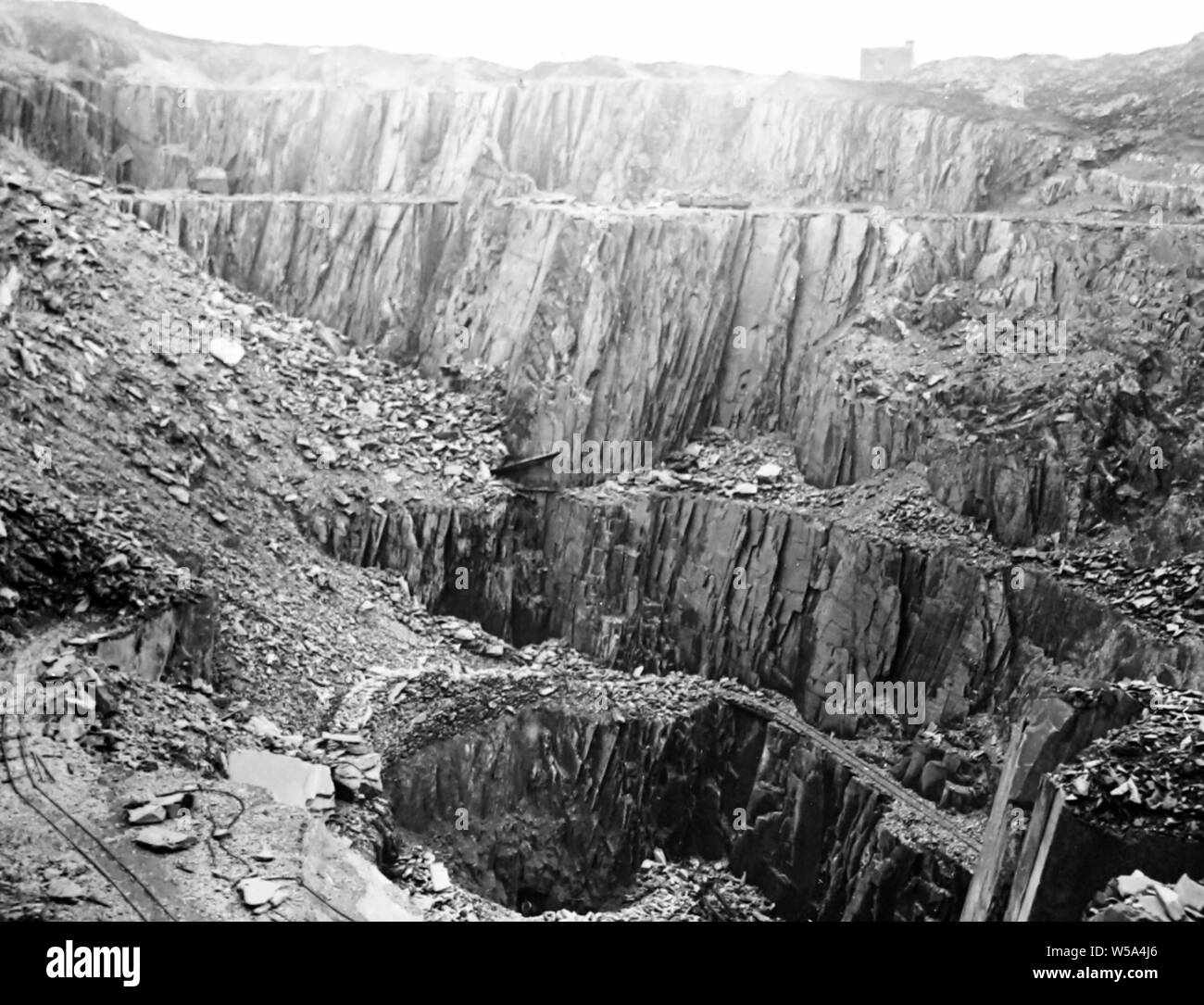 Chwarel Slate Quarry, Wales Stock Photo - Alamy