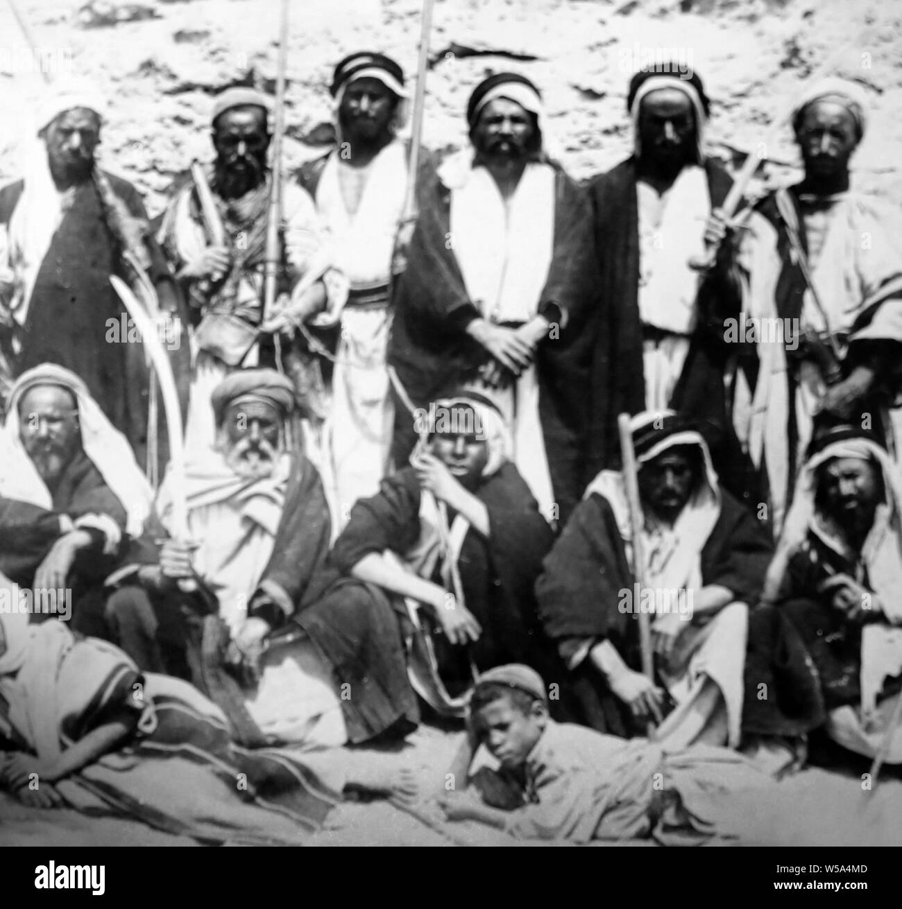 Arab Chiefs, Jericho, Palestine Stock Photo - Alamy