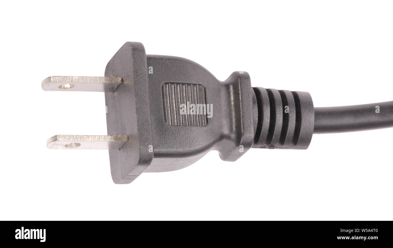 American Outlet Plug with Cord Isolated Stock Photo - Alamy