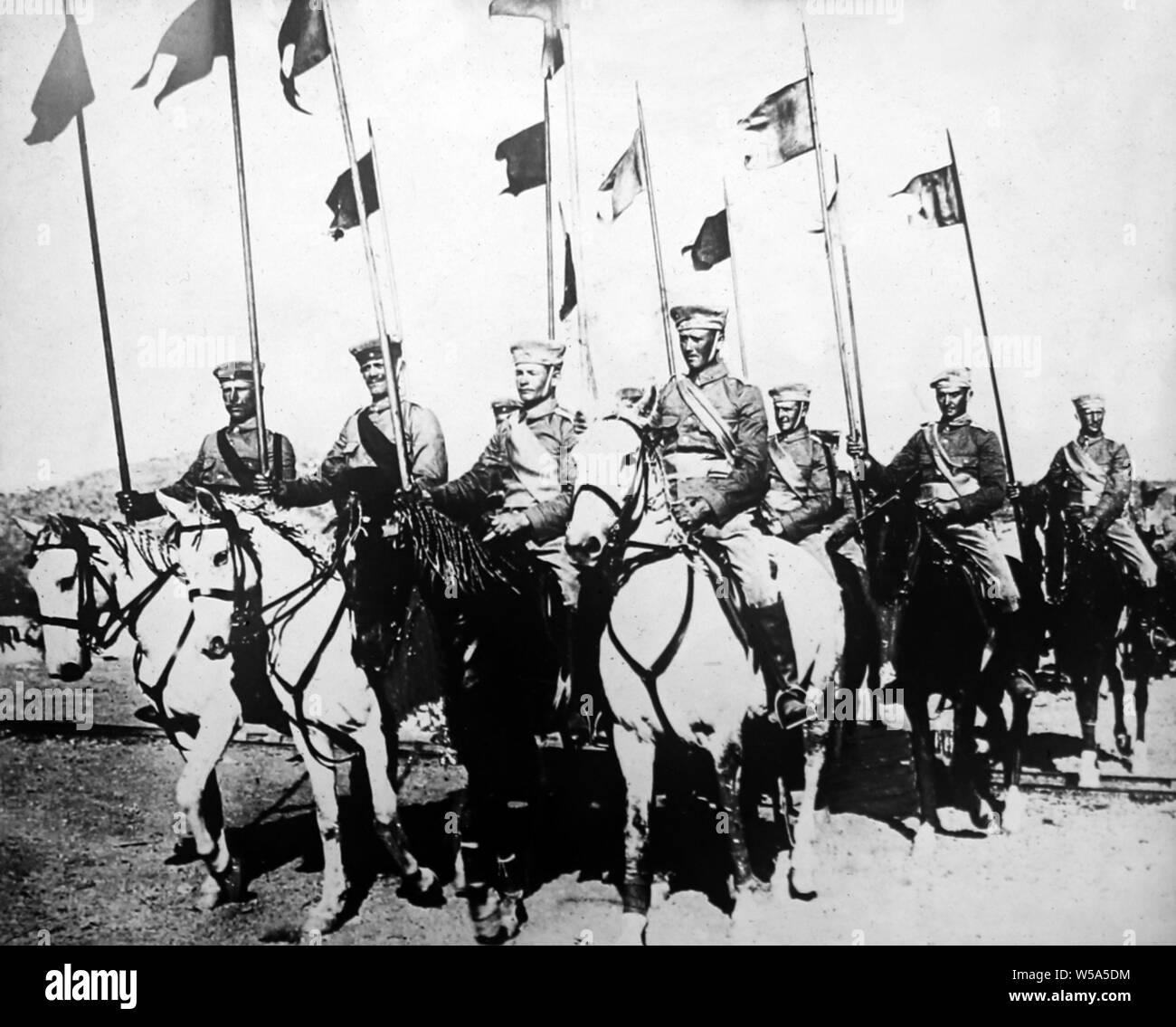 German Cavalry Uhlans during WW1 Stock Photo - Alamy