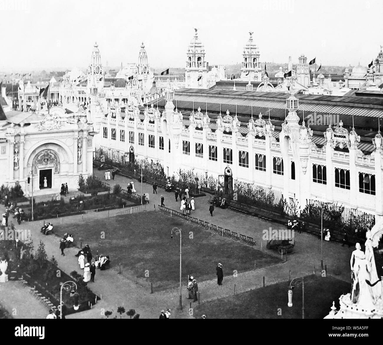 Palace of French Industries, Franco British White City Exhibition in ...