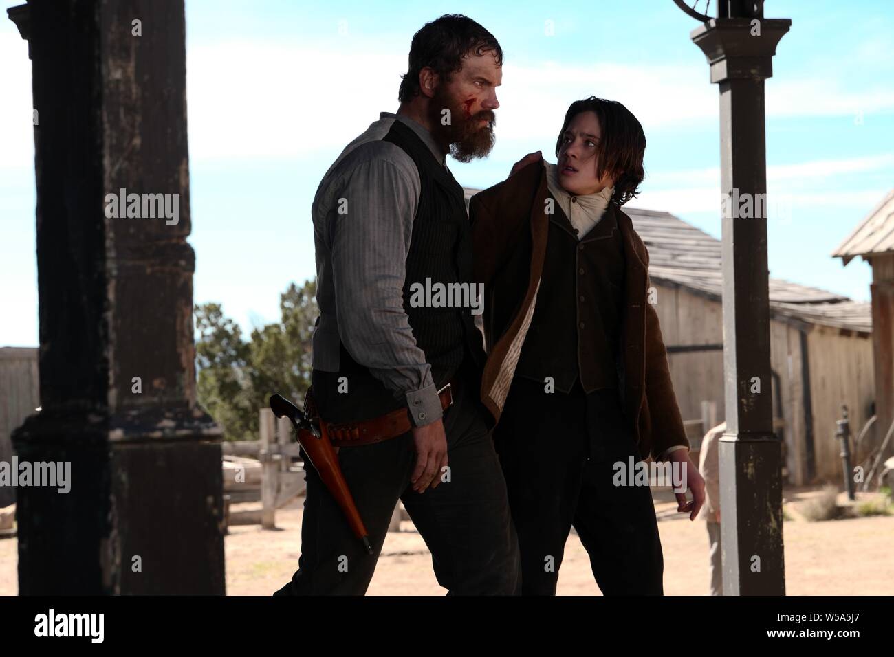 CHRIS PRATT and JAKE SCHUR in THE KID (2019), directed by VINCENT D ...