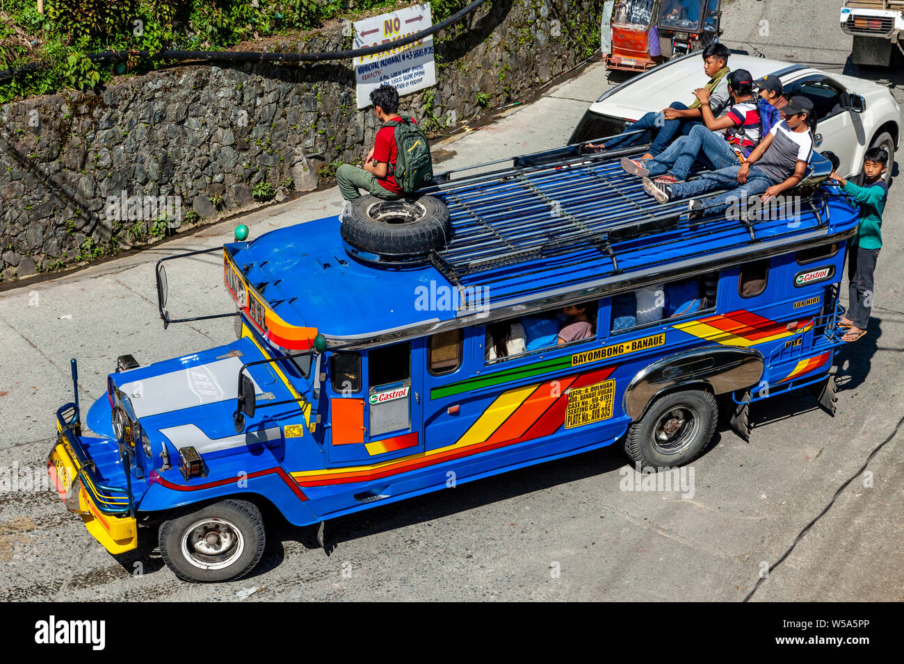 A Typical Jeepney Bus, Banaue, Luzon, The Philippines Stock Photo - Alamy