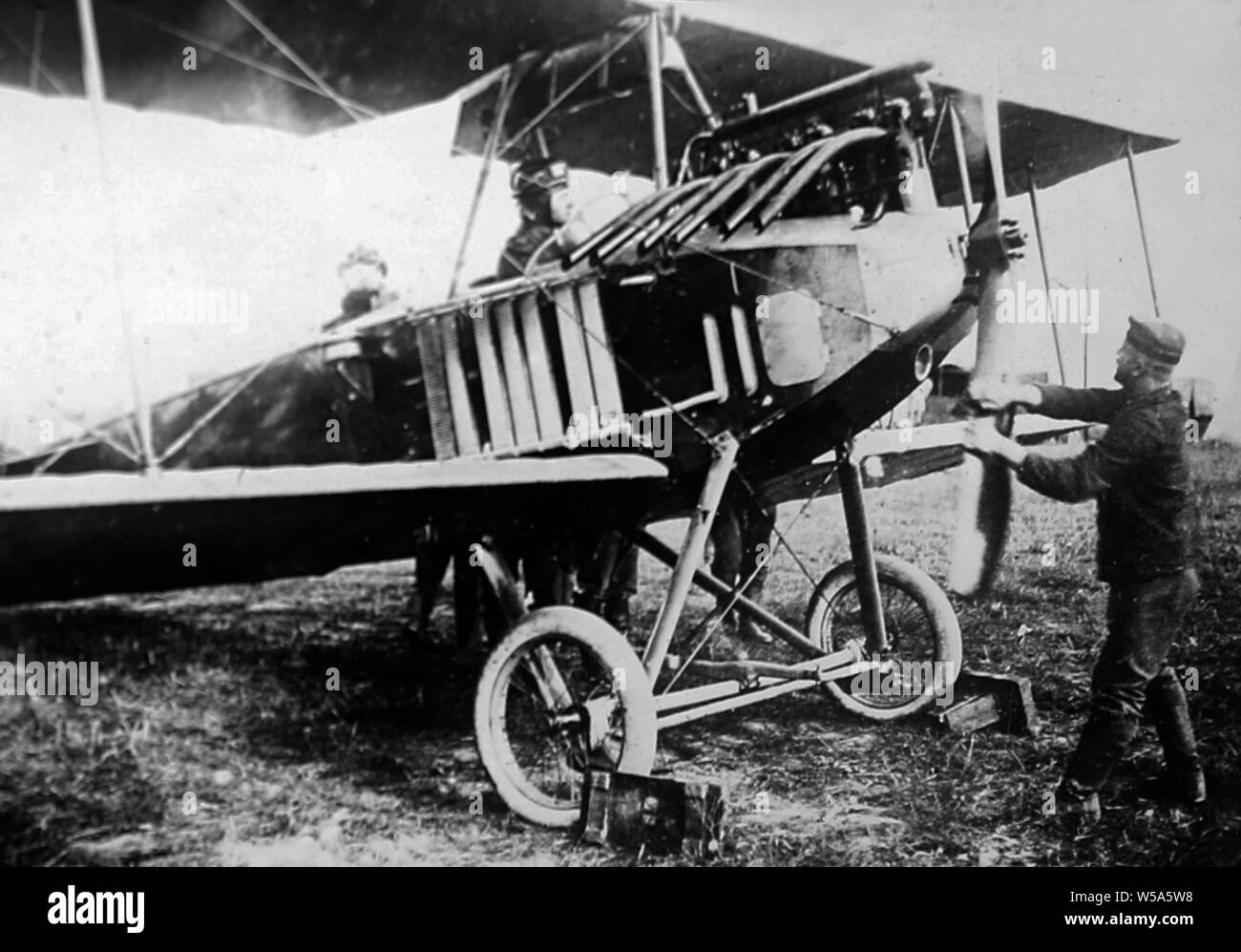 German military aeroplane in WW1 Stock Photo - Alamy
