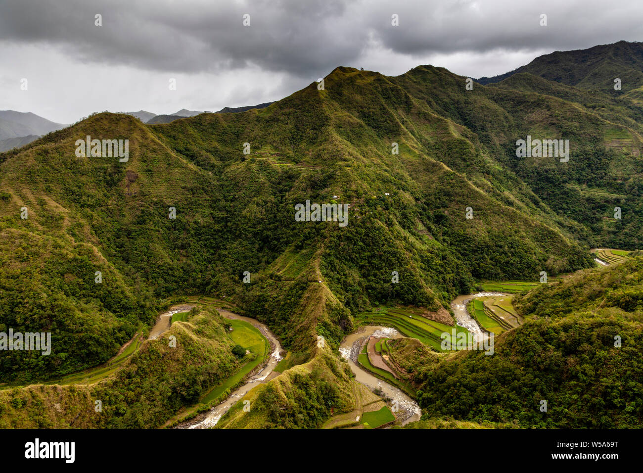 Mountain Scenery, The Philippine Cordilleras, Luzon, The Philippines ...