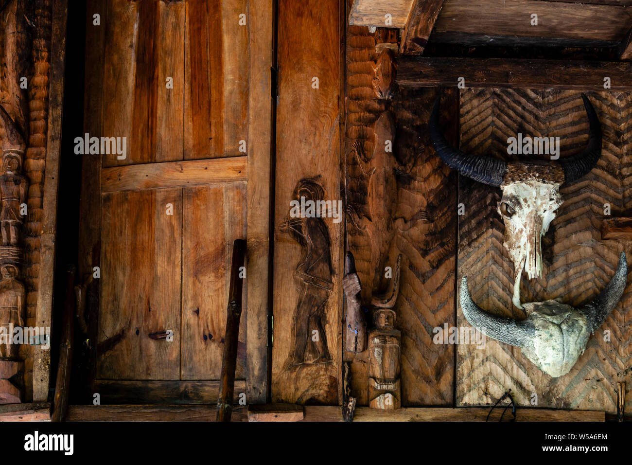 Typical Ifugao Native House, Bangaan Village near Banaue, Luzon, The ...