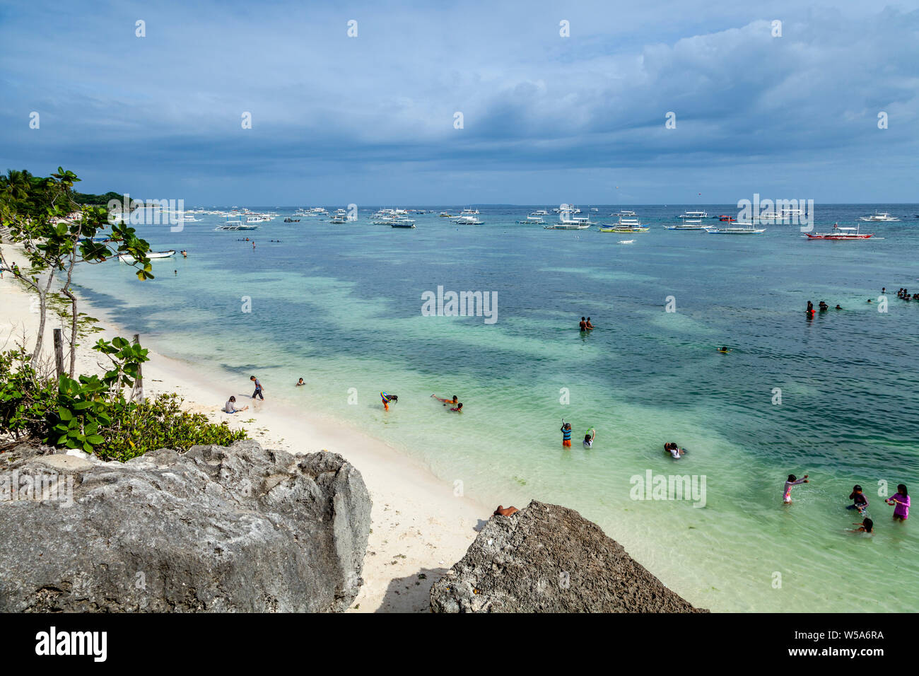 Alona Beach, Bohol, The Philippines Stock Photo - Alamy