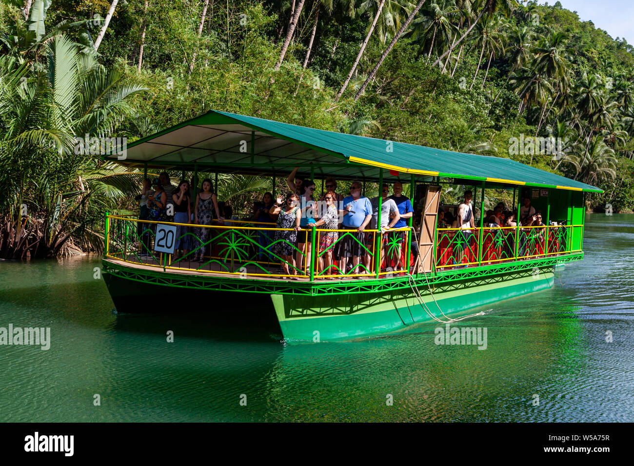 Loboc River Cruise, Loboc, Bohol, The Philippines Stock Photo - Alamy
