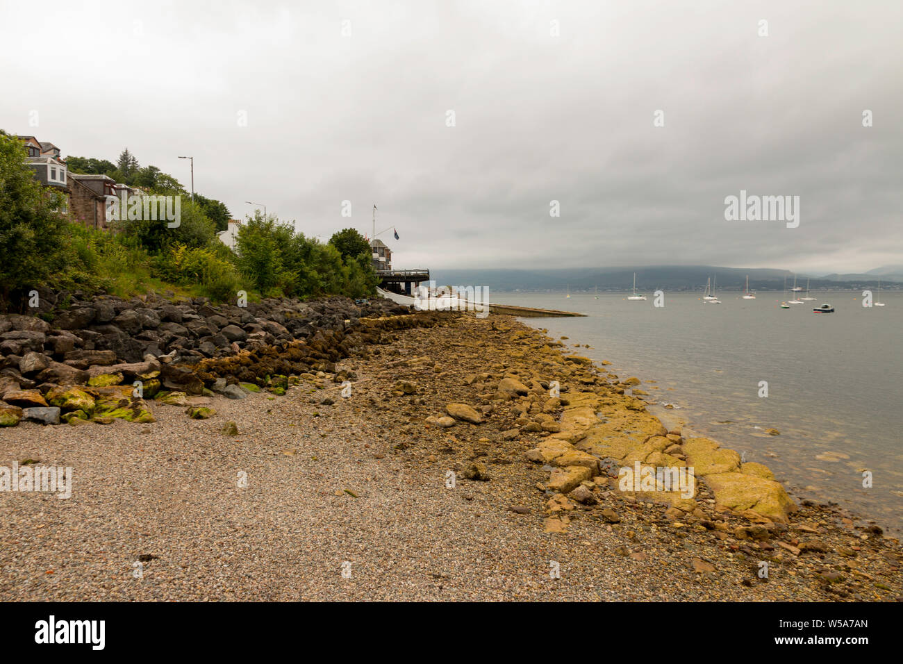 Gourock to Inverkip Coastline West of Scotland July 2019 Stock Photo ...