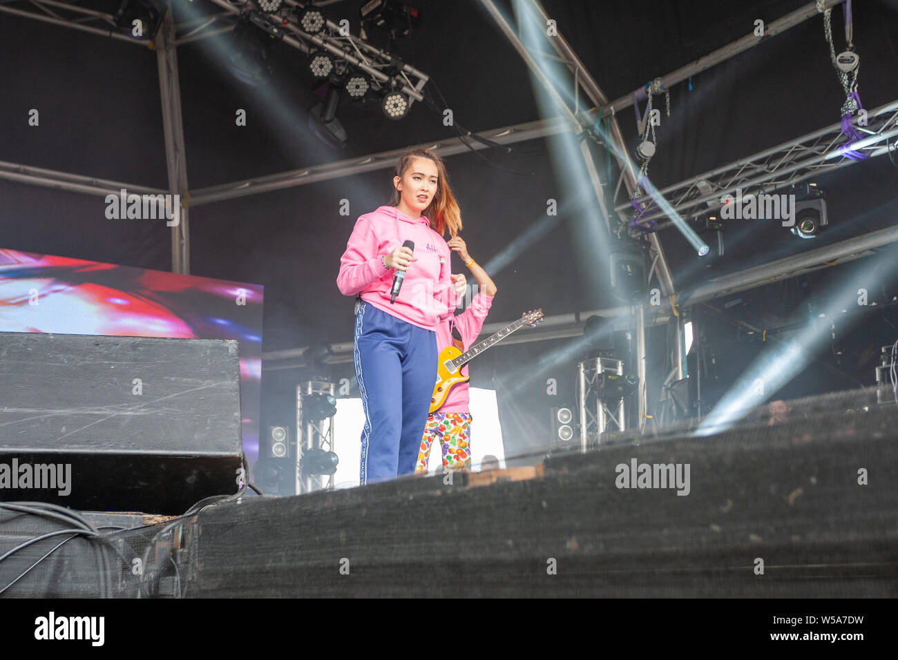 Walton-on-Thames, Saturday 20th July, 2019. The Barrio Fiesta London is ...