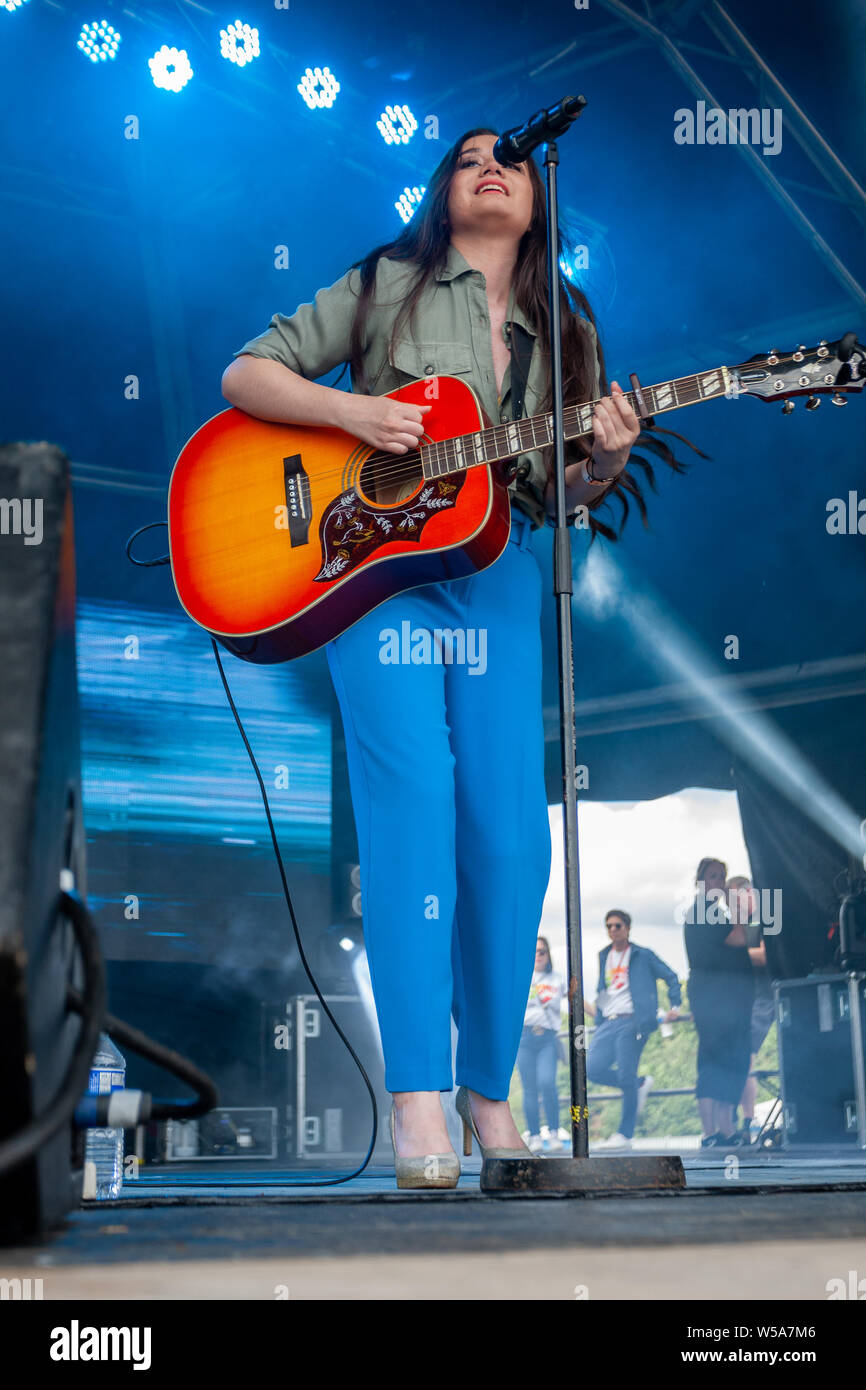 Walton-on-Thames, Saturday 20th July, 2019. The Barrio Fiesta London is ...