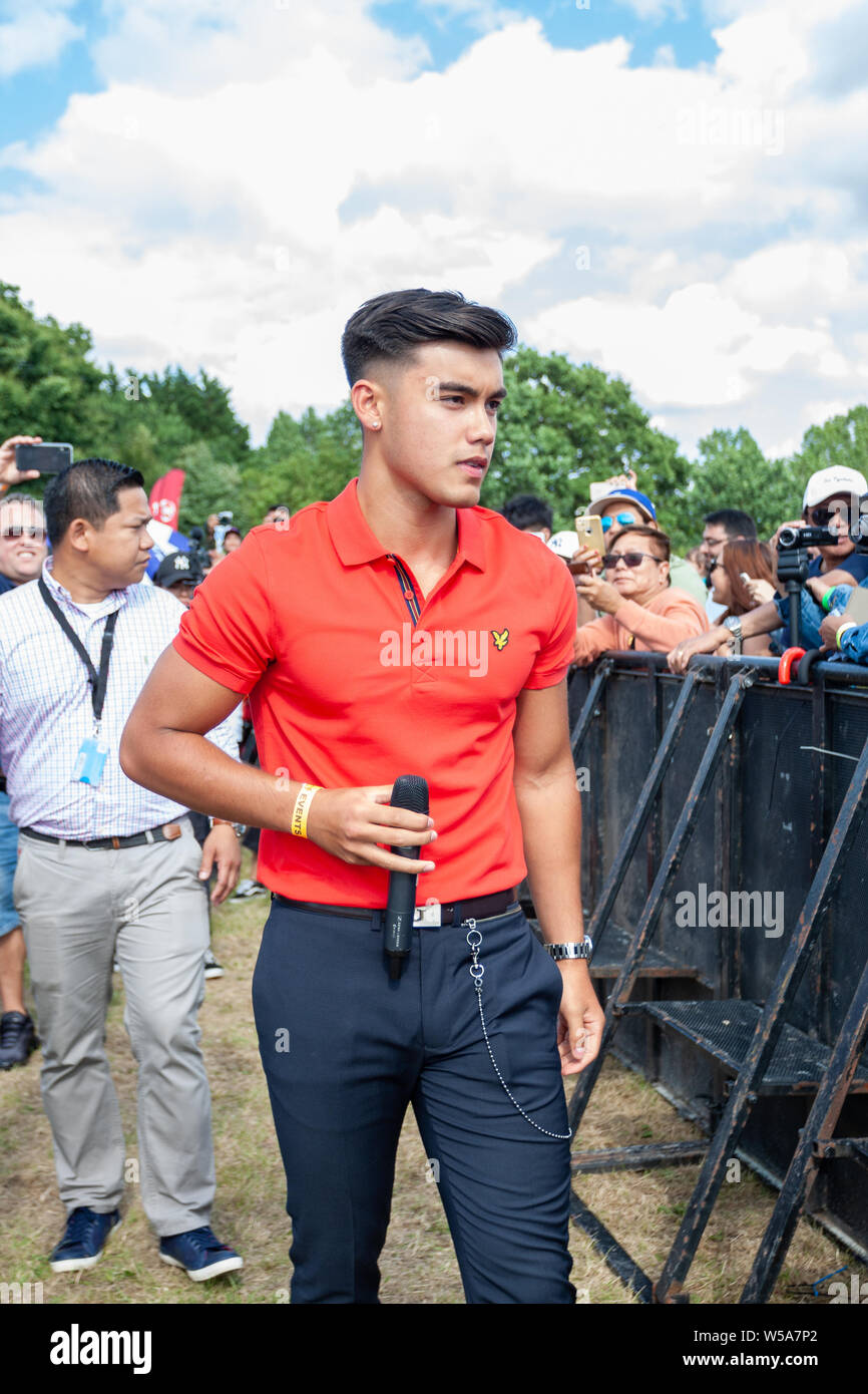 Walton-on-Thames, Saturday 20th July, 2019. The Barrio Fiesta London is ...