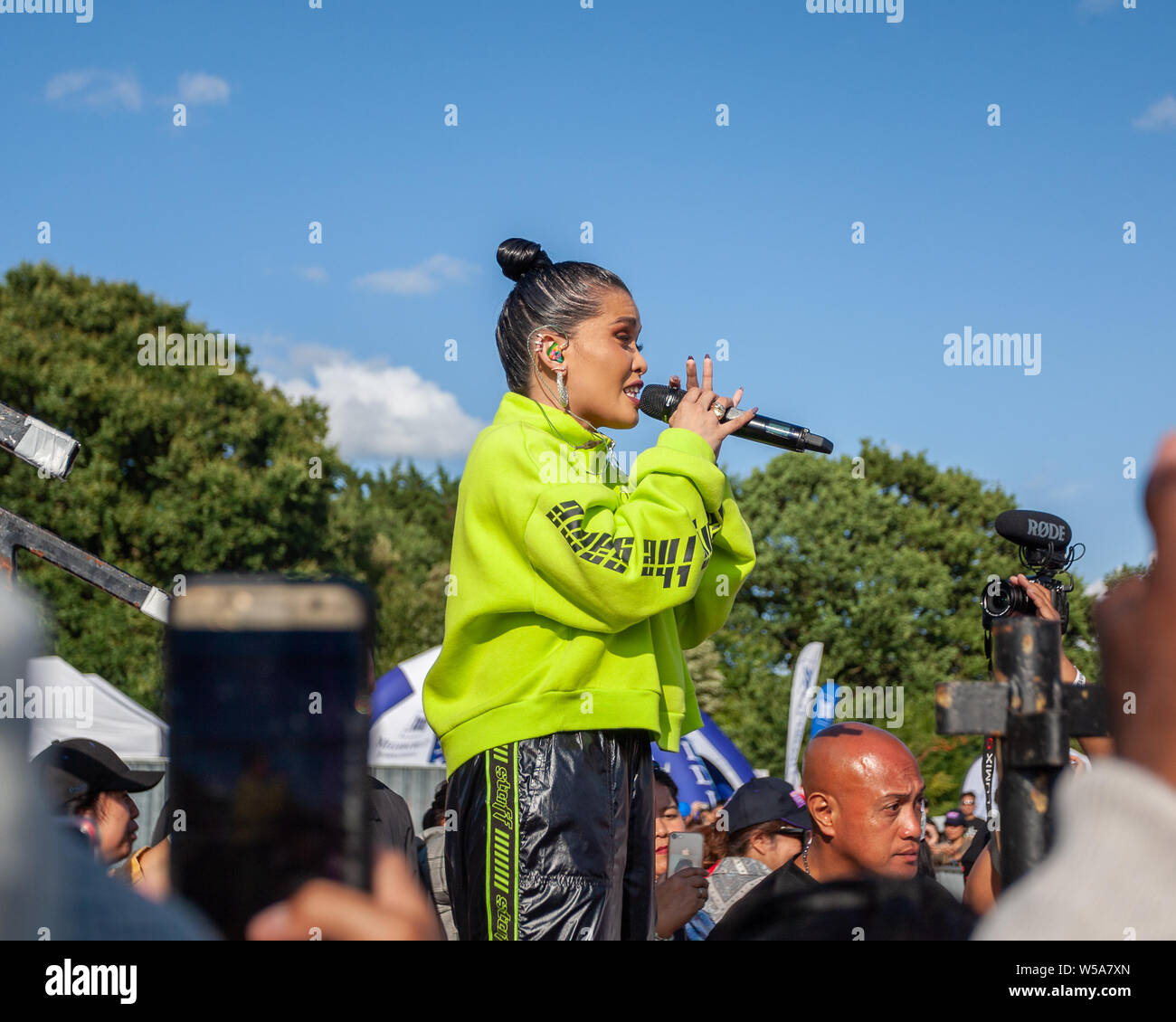 Walton-on-Thames, Saturday 20th July, 2019. The Barrio Fiesta London is ...