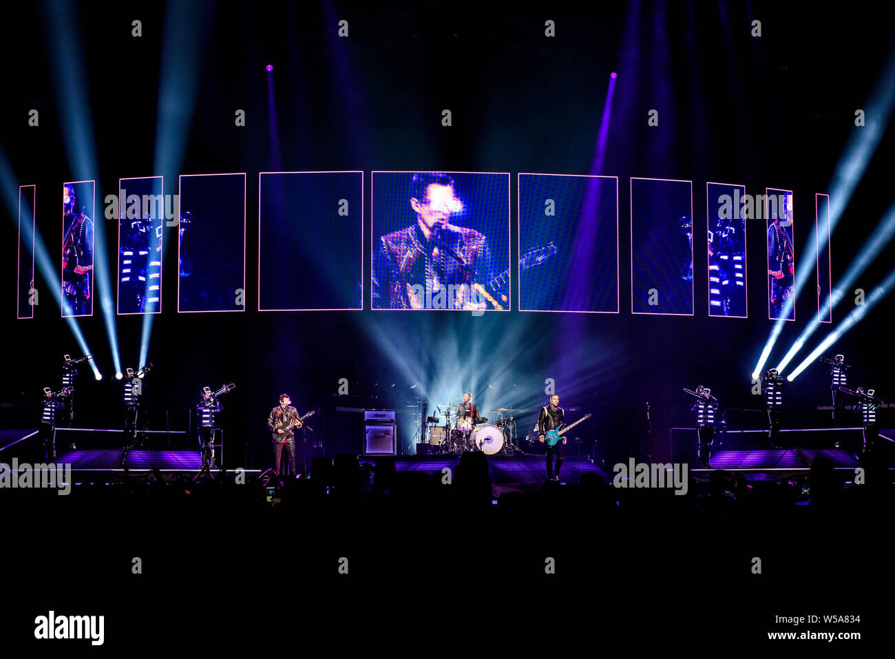 Muse Rock Band performs a sold out show at the Scotiabank Arena in ...