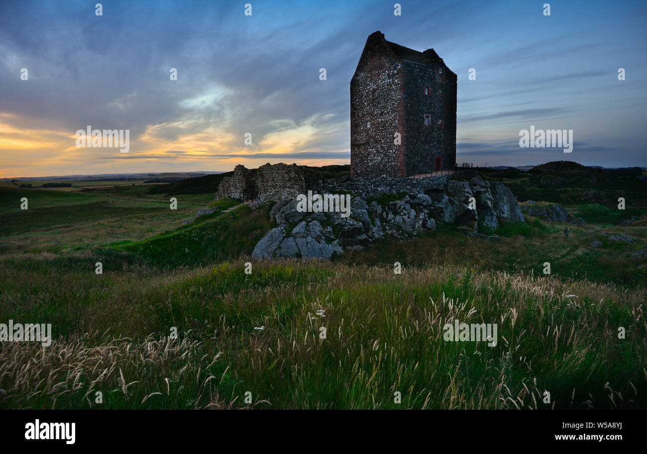 Smailholm Tower probably the most famous of the Border pele towers ...