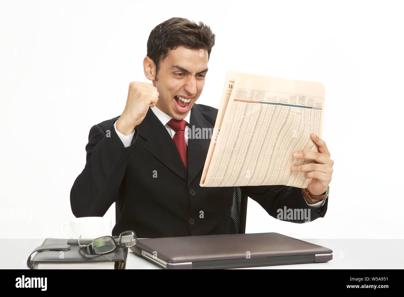 Success newspaper hi-res stock photography and images - Alamy