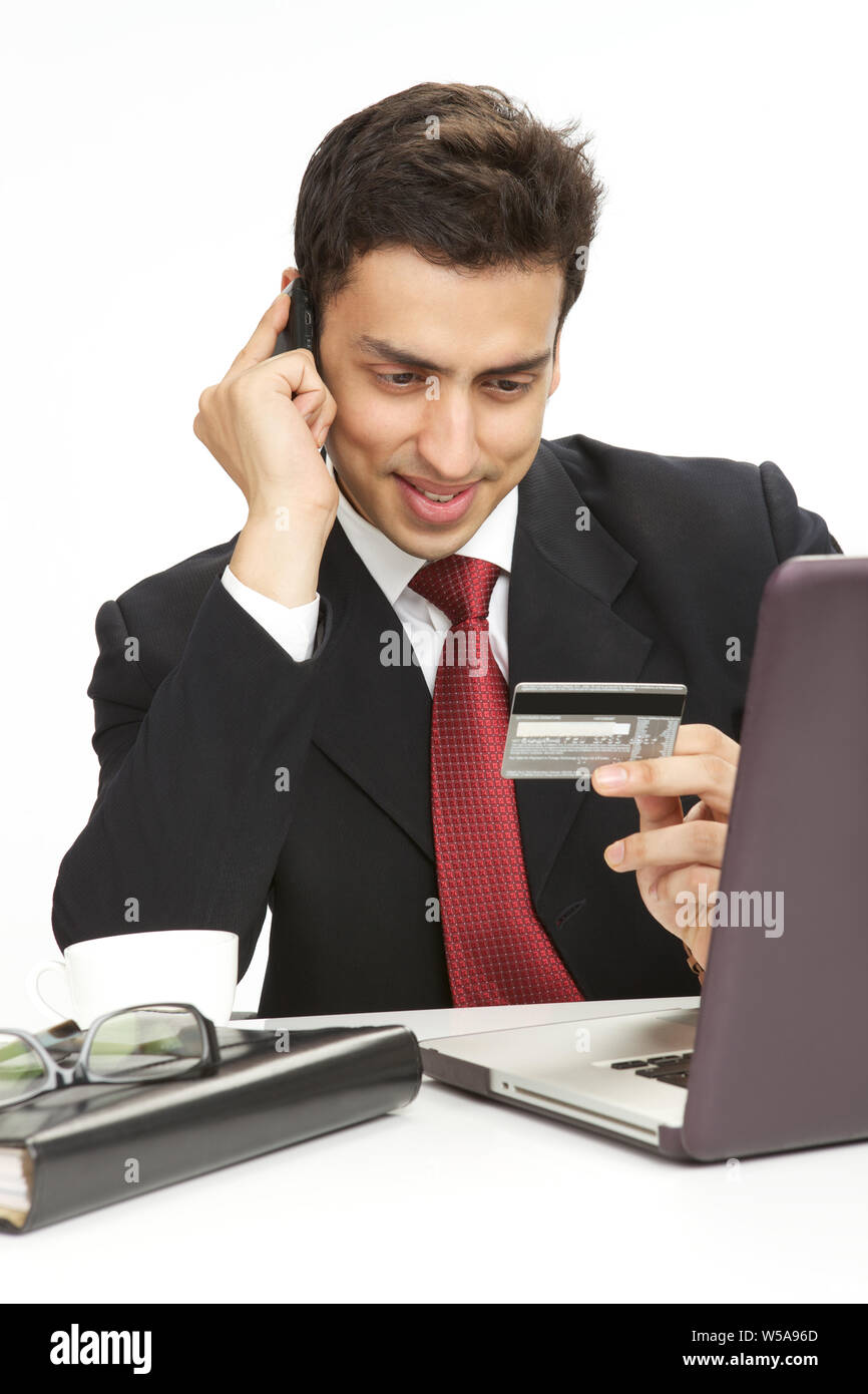 Phone business card hi-res stock photography and images - Alamy