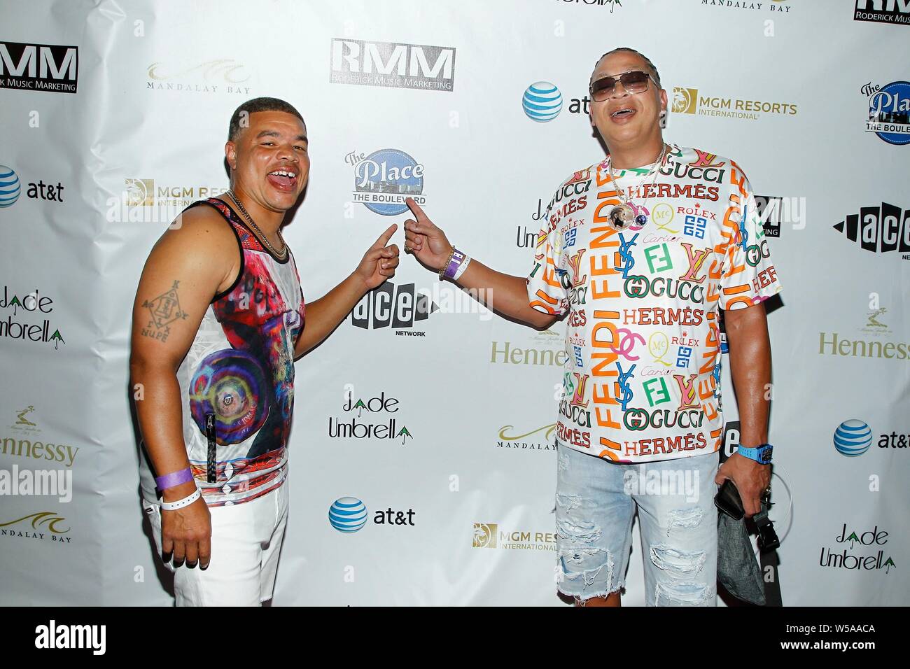Las Vegas, NV, USA. 26th July, 2019. Red Grant, Big Percy at arrivals ...
