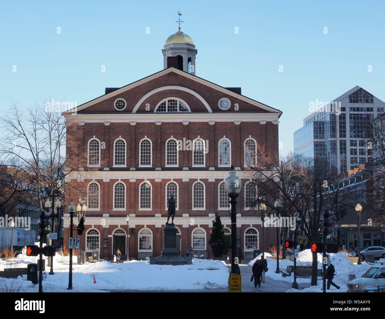 Faneuil Hall, Boston, Massachusetts, USA Stock Photo - Alamy