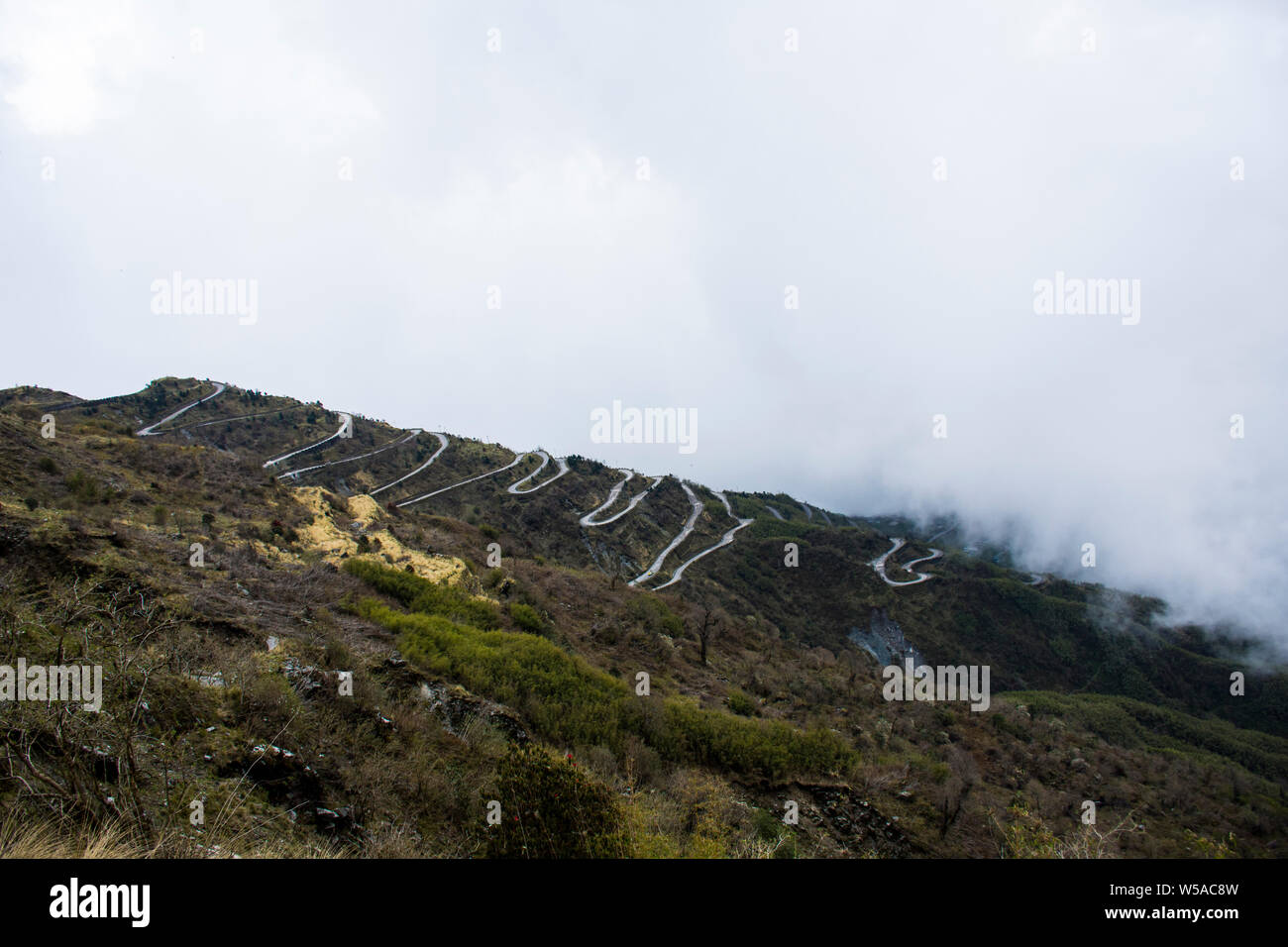 Zig zag road zuluk hi-res stock photography and images - Alamy