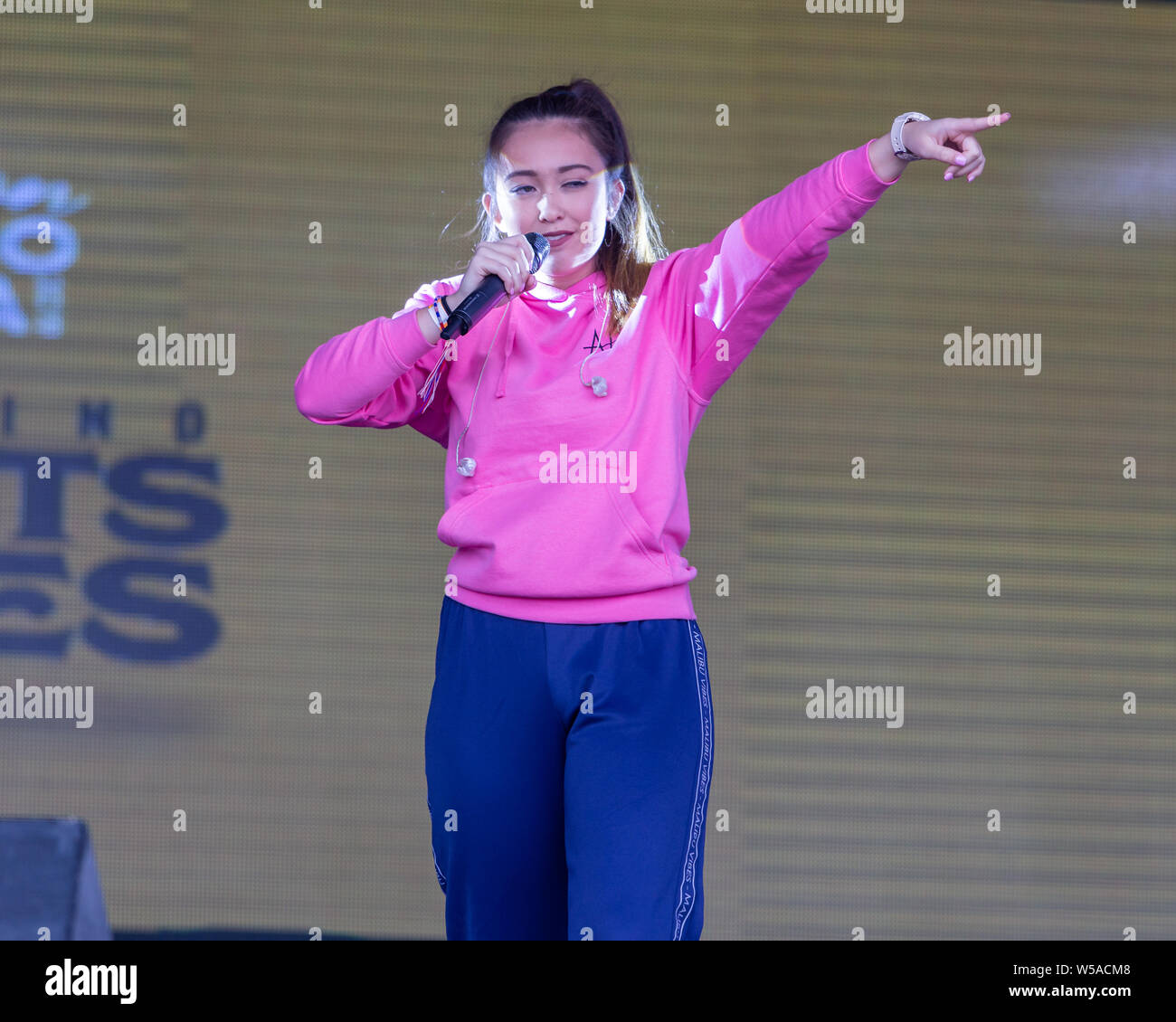 Walton-on-Thames, Saturday 20th July, 2019. The Barrio Fiesta London is ...