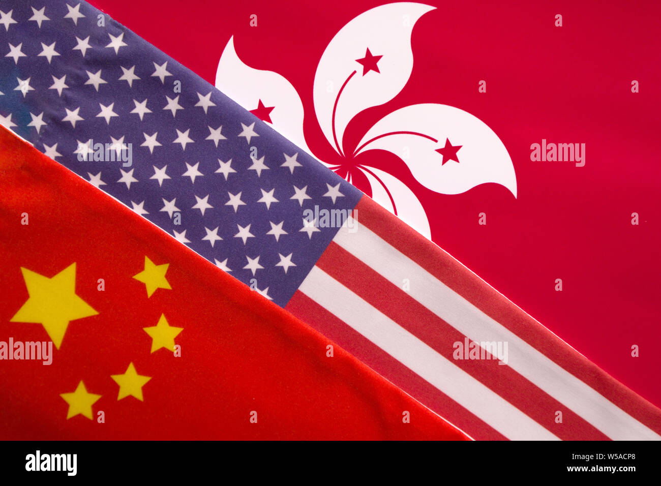 Concept of Trilateral relationship between China, Honk Kong and USA ...