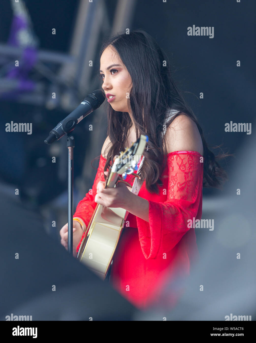 Walton-on-Thames, Saturday 20th July, 2019. The Barrio Fiesta London is ...