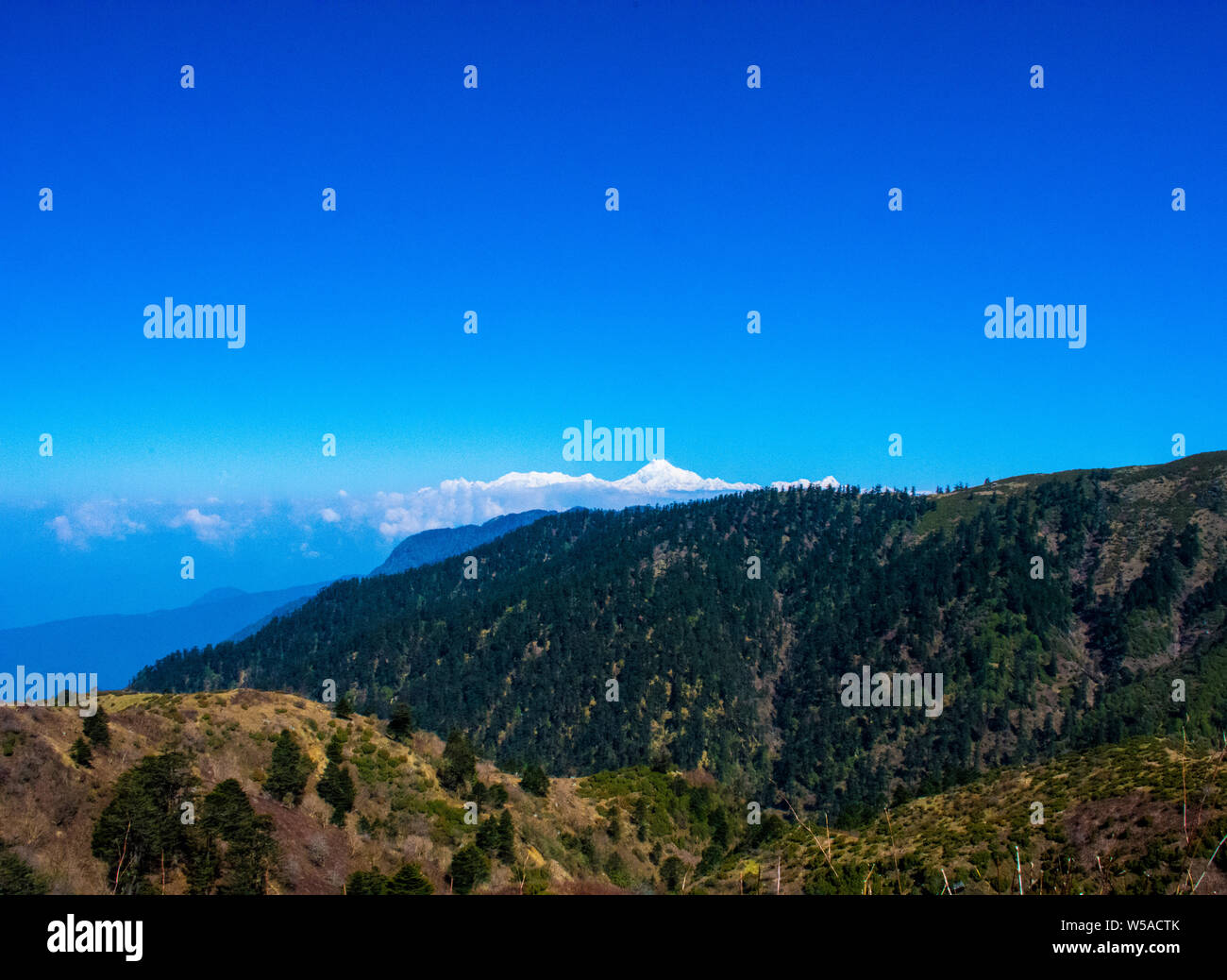 Beautiful view kanchenjunga mountain hi-res stock photography and ...