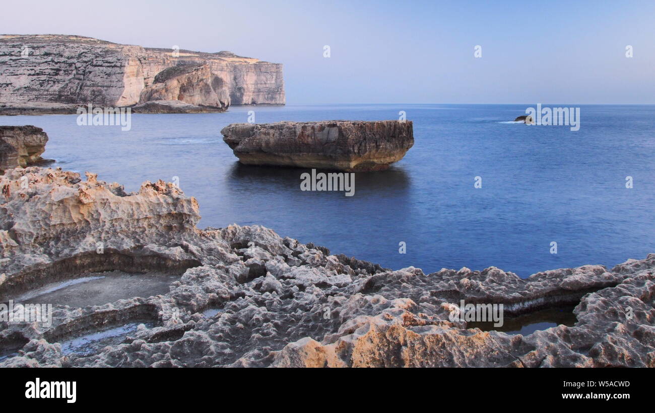 Dwejra Bay, San Lawrenz, Gozo, Malta Stock Photo - Alamy