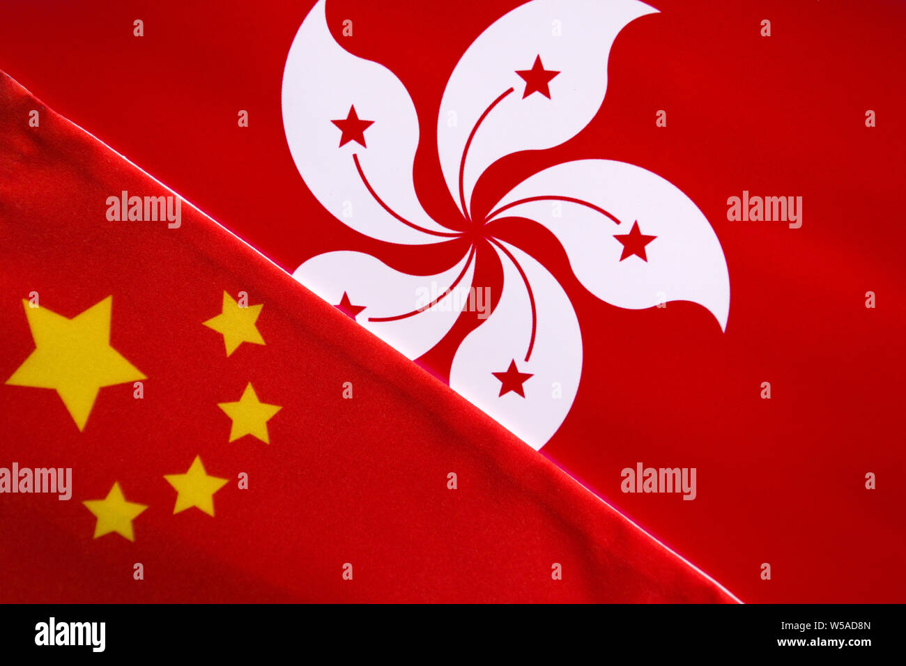 Hongkong flag china hi-res stock photography and images - Alamy
