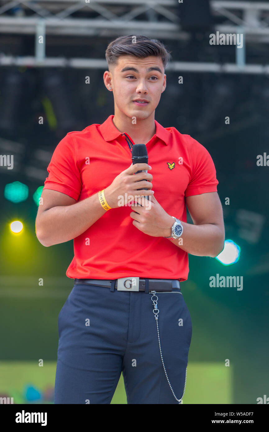 Walton-on-Thames, Saturday 20th July, 2019. The Barrio Fiesta London is ...