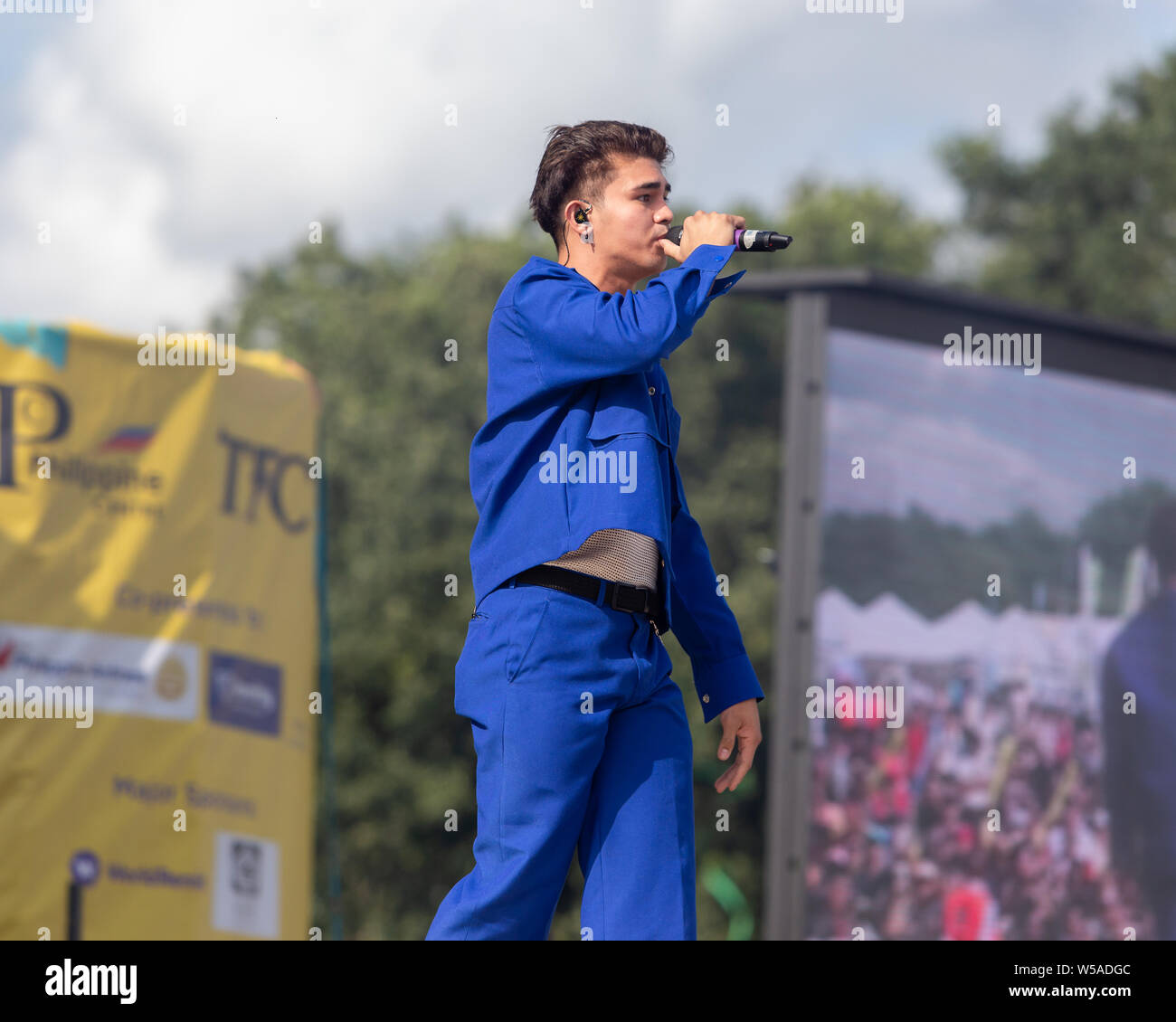 Walton-on-Thames, Saturday 20th July, 2019. The Barrio Fiesta London is ...