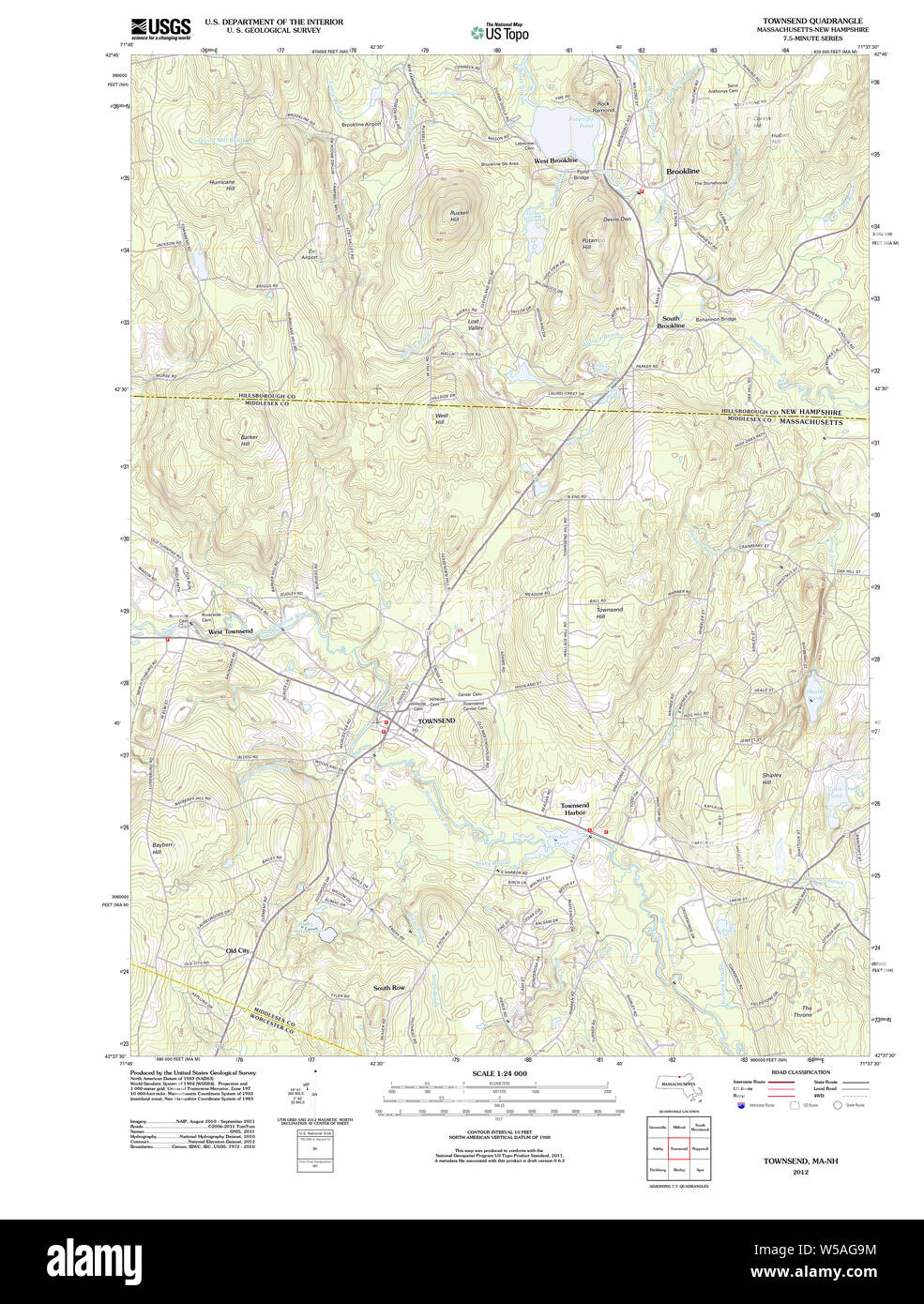 Massachusetts USGS Historical Topo Map MA Townsend 20120606 TM ... Massachusetts USGS Historical Topo Map MA Townsend 20120606 TM ...