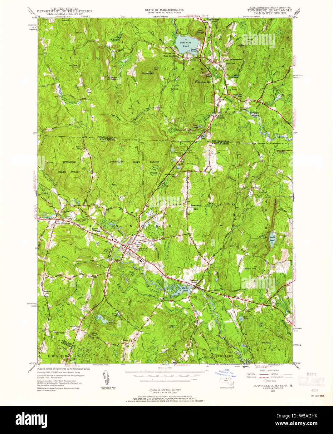 Map of townsend hi-res stock photography and images - Alamy