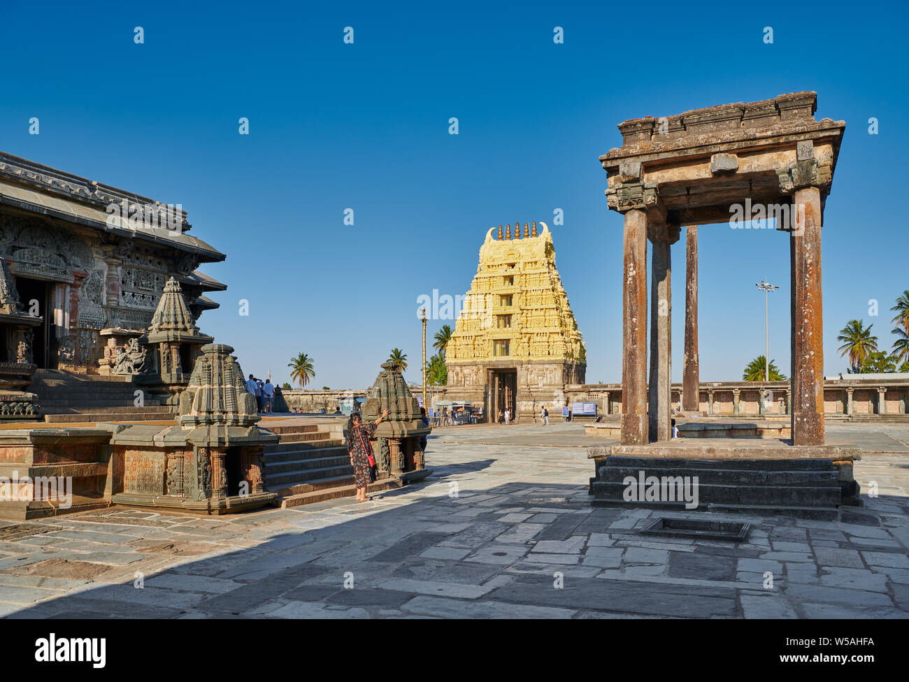 Chennakesava temple, Belur Jain temple, Hassan, Karnataka, India Stock ...