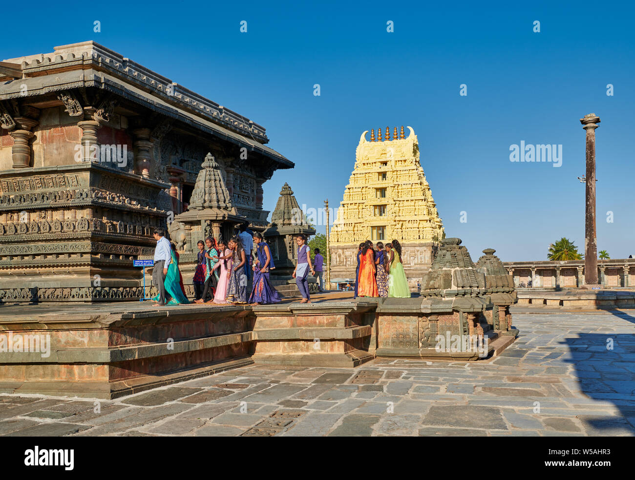 Chennakesava temple, Belur Jain temple, Hassan, Karnataka, India Stock ...