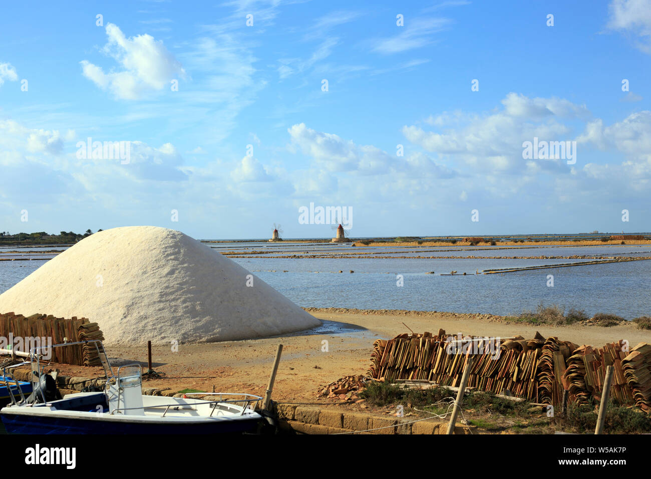Beautiful view of the Saline Stock Photo - Alamy
