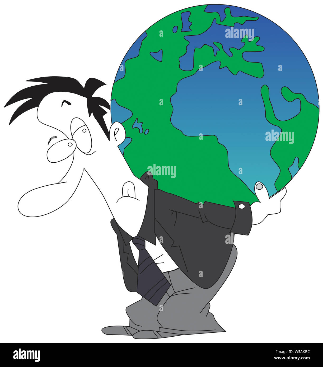 Atlas carrying Cut Out Stock Images & Pictures - Alamy